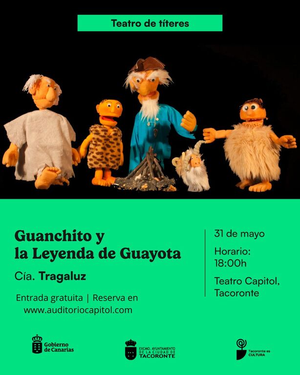 Obra "Guanchito y la leyenda de Guayota" de la Compañia Tragaluz Teatro ...